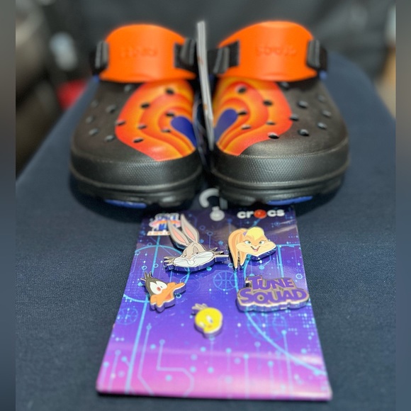 CROCS | Shoes | Space Jam Crocs With Metal Charms | Poshmark